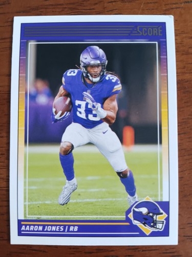 AARON JONES MINNESOTA VIKINGS 2024 SCORE FOOTBALL CARD #103 | eBay