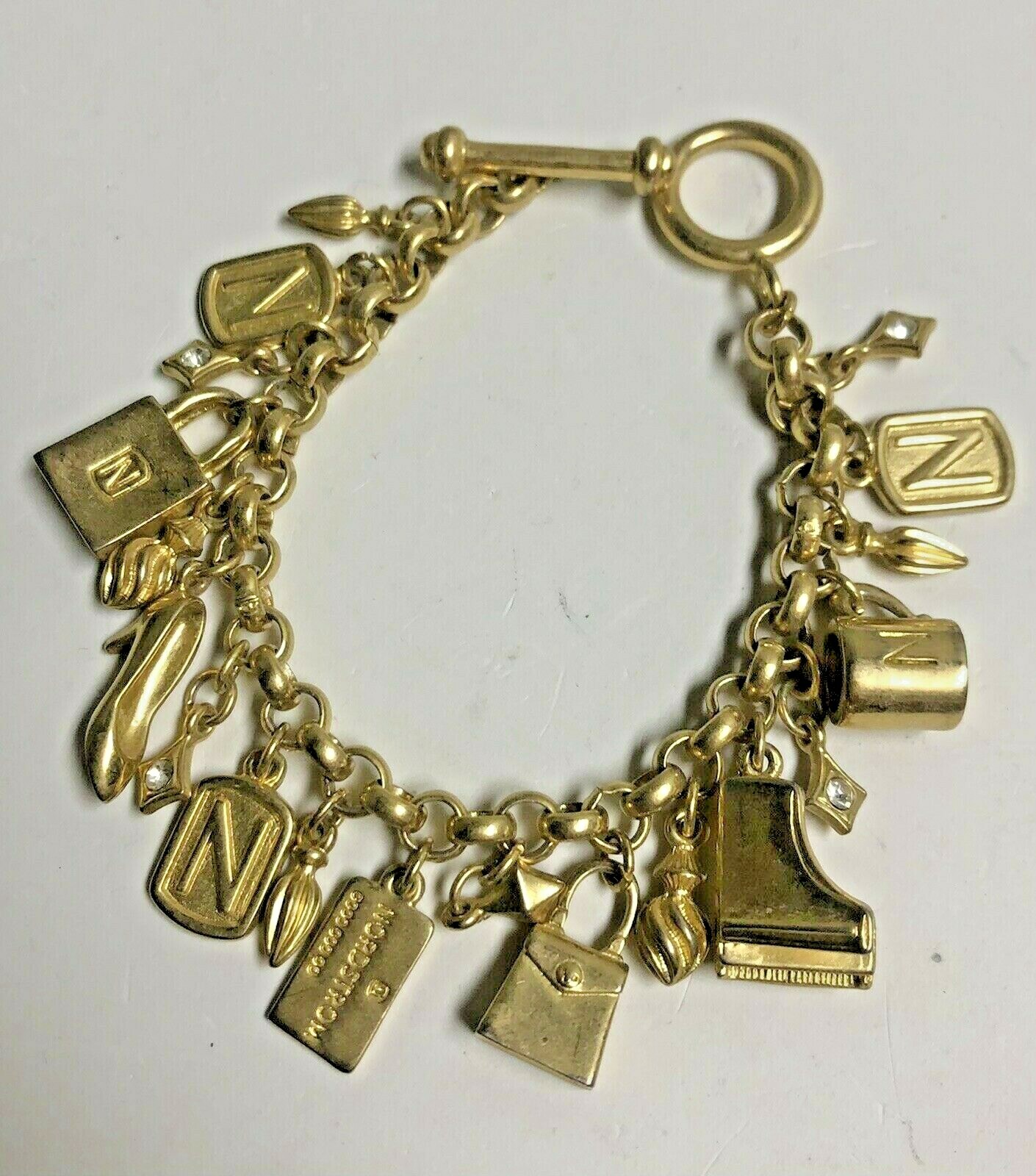 NORDSTROM Golden Insignia Charm Bracelet | eBay