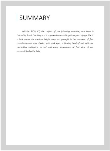 Louisa Picquet, the Octoroon : A Tale of Southern Slave Life by H ...