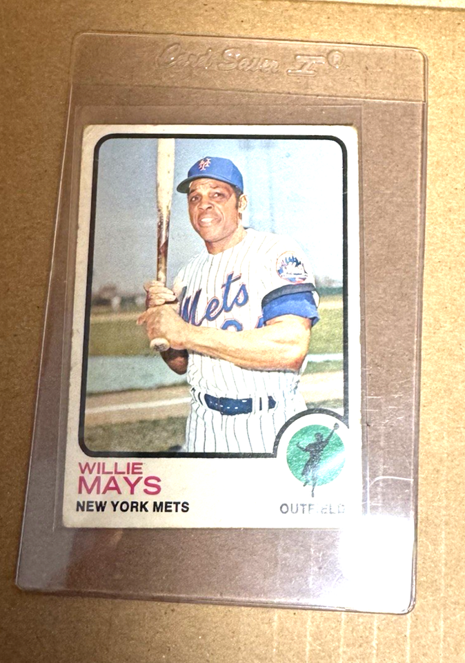 1973 Topps Baseball Lot 3 Legends: Willie Mays, Thurman Munson, Lou ...