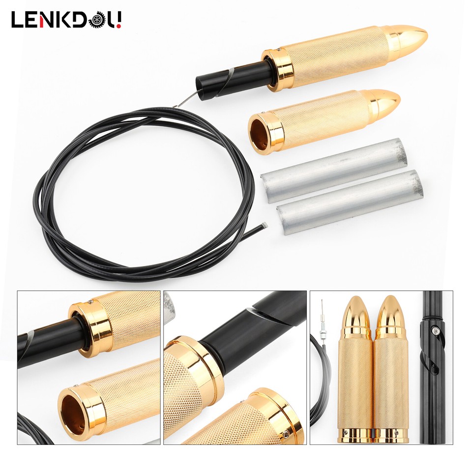 CNC Internal Throttle ASSEMBLY 1" 7/8" Motorcycle Grip For Harley ...