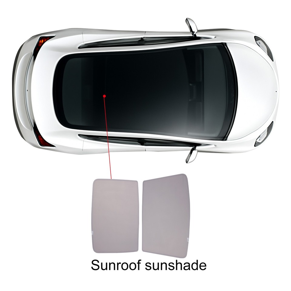 For Tesla Model 3 2021-2023 Glass Roof Sunshade Front & Rear Windows ...