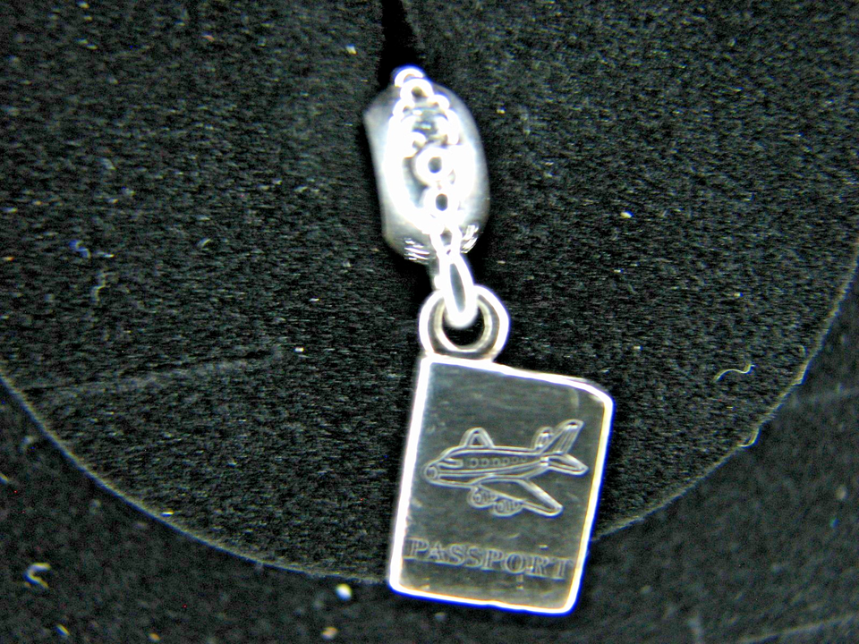 Retired Pandora Adventure Awaits Passport Dangle Travel Charm ...