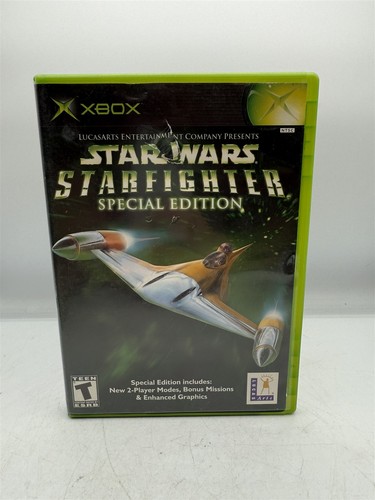 ORIGINAL XBOX STAR WARS STARFIGHTER SPECIAL EDITION GAME W/ MANUAL | eBay