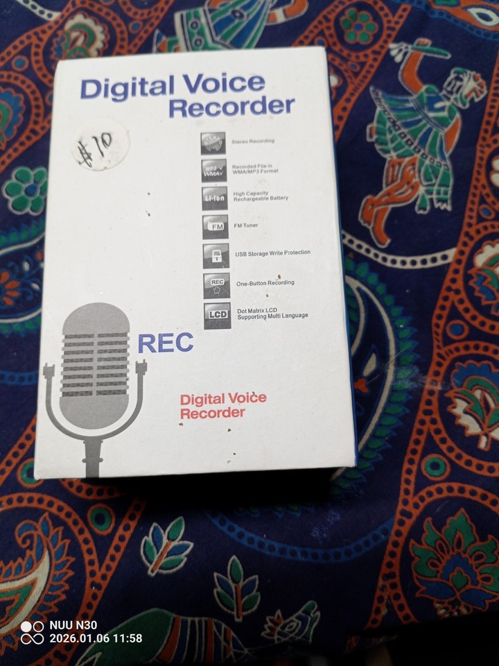 Digital Voice Recorder Dictaphone Audio Sound Recorder Mini Small Spy Lecture | eBay