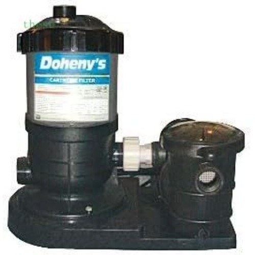 Doheny's Pool Pro Cartridge Filter System for Above-Ground Pools | new ...
