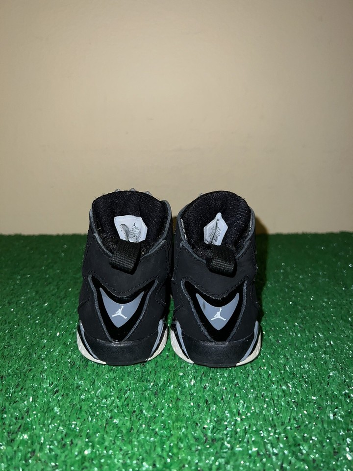 Nike Air Jordan True Flight Black White Gray TD Size 7C 343797-010 NO ...