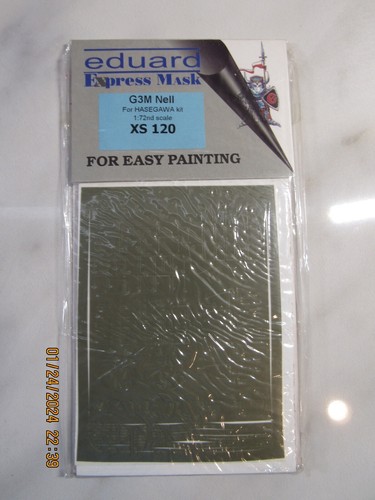 NIP Eduard XS120 Express Masking G3M Nell For Hasegawa Kit RC Model 1: ...