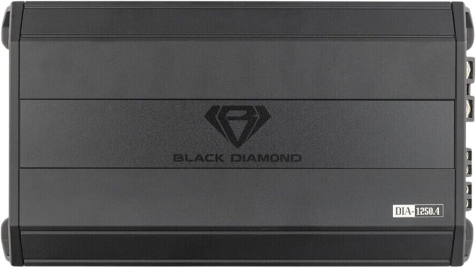 Black Diamond Car Audio Bundle - Amplifier & Four 8" Midrange Speakers ...