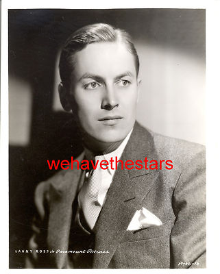 Vintage Lanny Ross QUITE HANDSOME 30s Publicity Portrait | eBay
