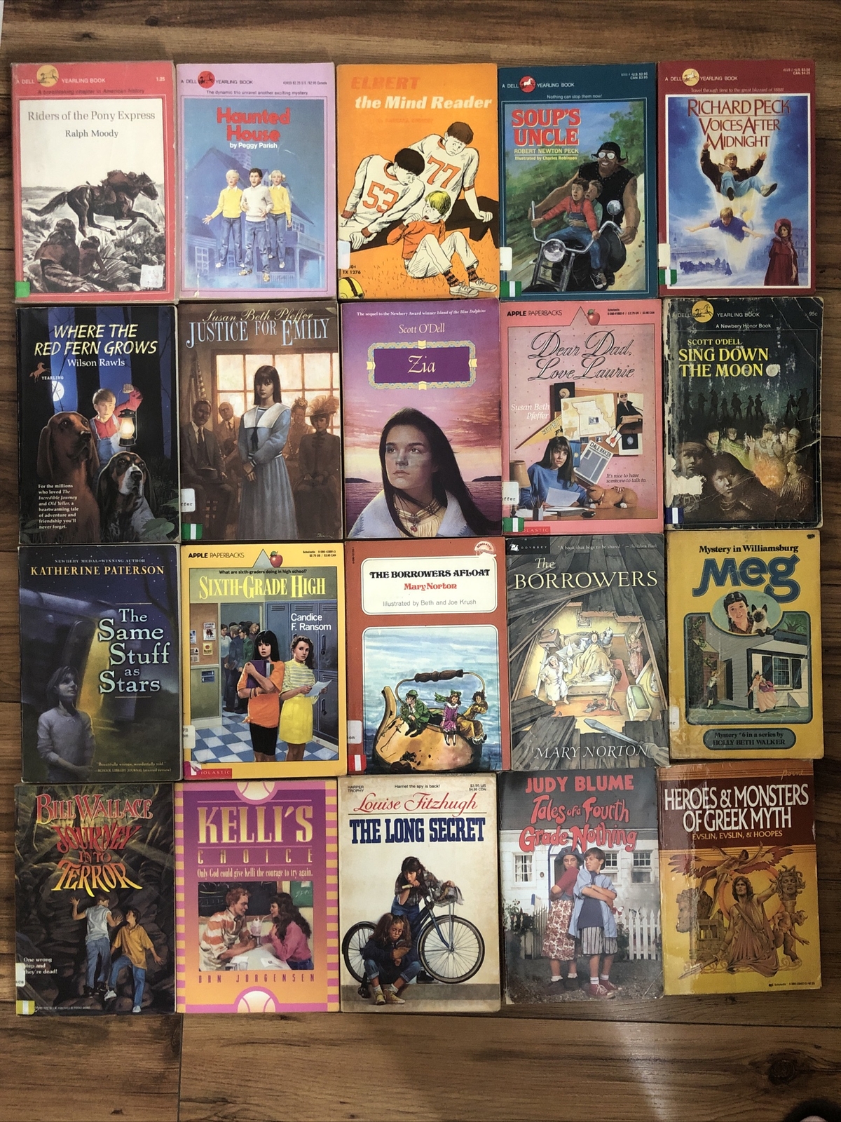 Lot of 20 Chapter Children Young YOUTH RANDOM UNSORTED BOOKS MIX Exlib ...