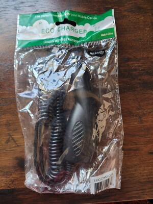 Eco Charger Micro USB Vehicle Car Charger - Black New in Package | eBay