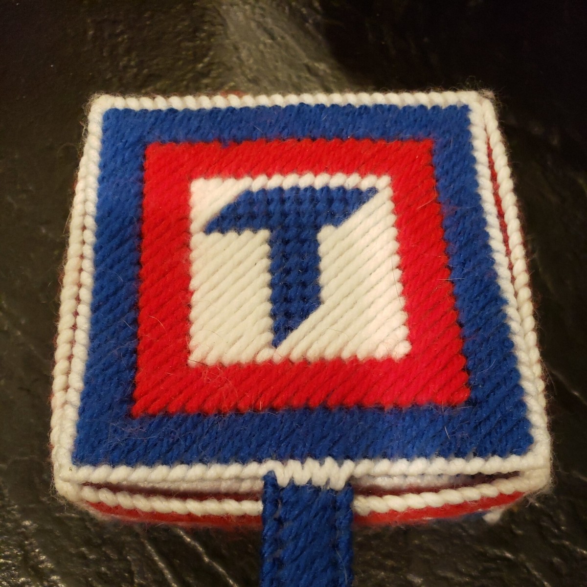 Navy Coasters Plastic Canvas Pattern