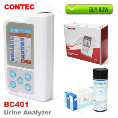 Contec New Digital Urine Analyzer 11 Parameters BC401 with 100 pcs Test ...