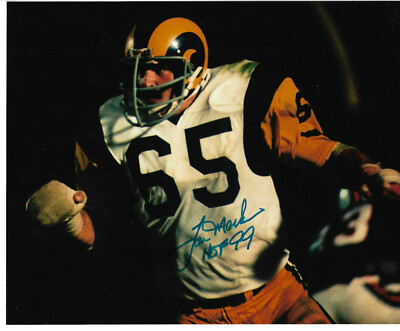 Tom Mack Authentic Signed 8x10 NFL Photo Autographed, Los Angeles Rams ...