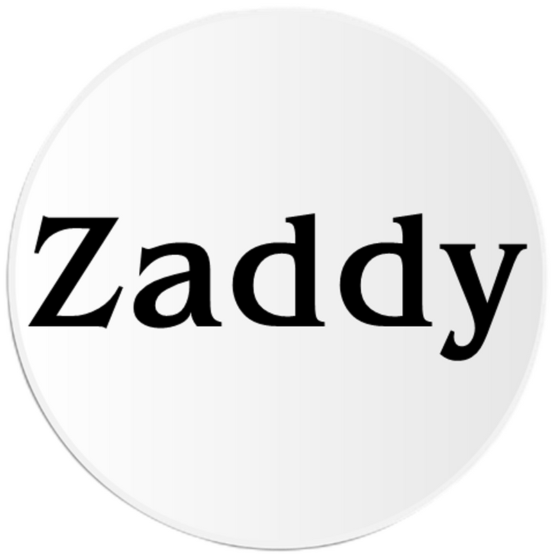 Zaddy - Circle Sticker Decal 3 Inch - Happy Father's Day Daddy | eBay