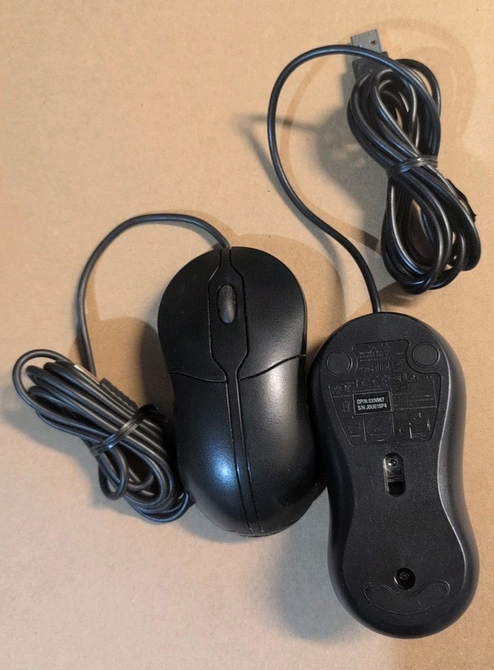 Lot Of 2 DELL Optical Scroll Wheel Wired Mouse MOC5UO USB | eBay