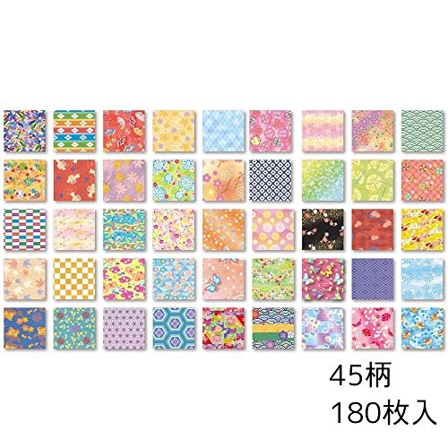 Toyo JAPANESE ORIGAMI PAPER-Chiyogamidukushi 45 pattern 180 sheet ...