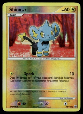 Shinx Reverse Holo 98/130 Diamond and Pearl Pokemon | eBay