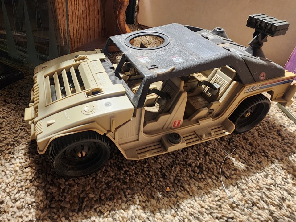 Hasbro 1989 GI Joe Hammer High Tech Assault Jeep | eBay