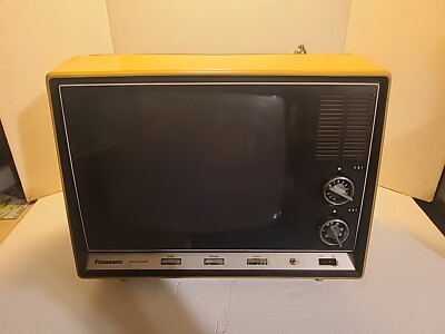 1970's PANASONIC SOLID STATE TV SET MODEL TR-632 JAPAN SCREEN COVER ...