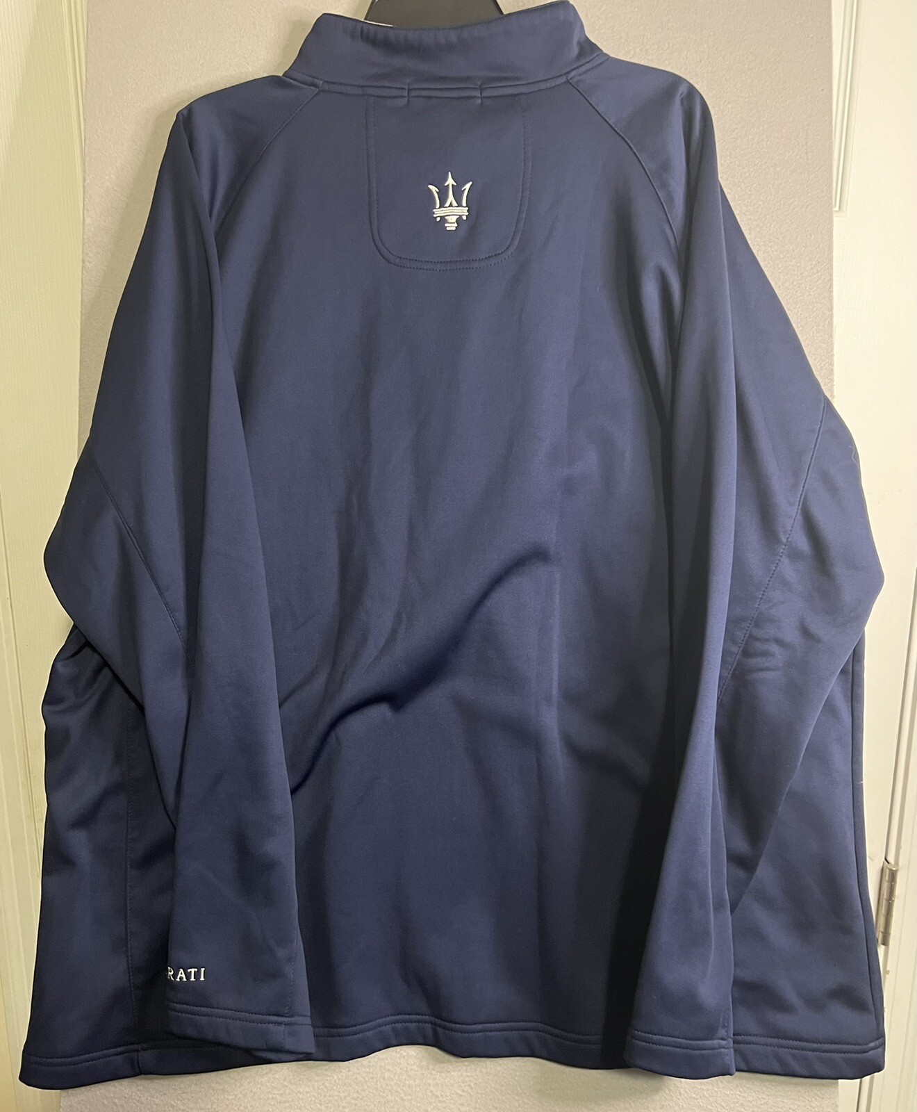 Navy Blue Maserati Of Cincinnati Men Pullover 2x Larg… - Gem