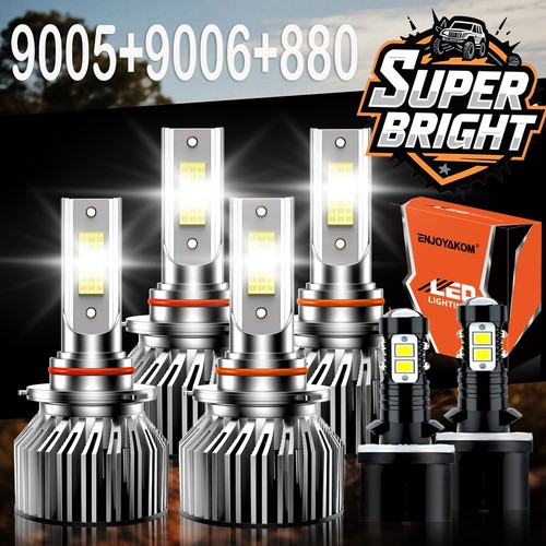 For Chevy Silverado 1500 2500 HD 1999-2002 LED Headlight Bulb High Low ...