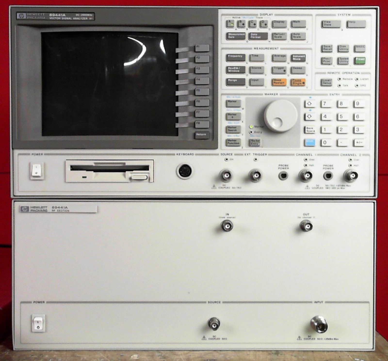 HP - Agilent - Keysight 89441A-AYA-AY9-UFG DC to 2.65 Ghz Vector Signal ...