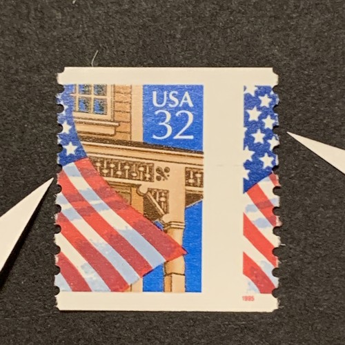 3/3886 US Stamp Scott 2915a 32c Major Perf Errors MNHOG Very Fresh EFO ...