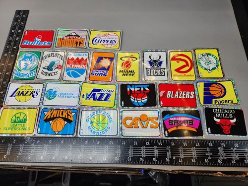 Vintage NBA Team Stickers 23 Teams Stickers | eBay