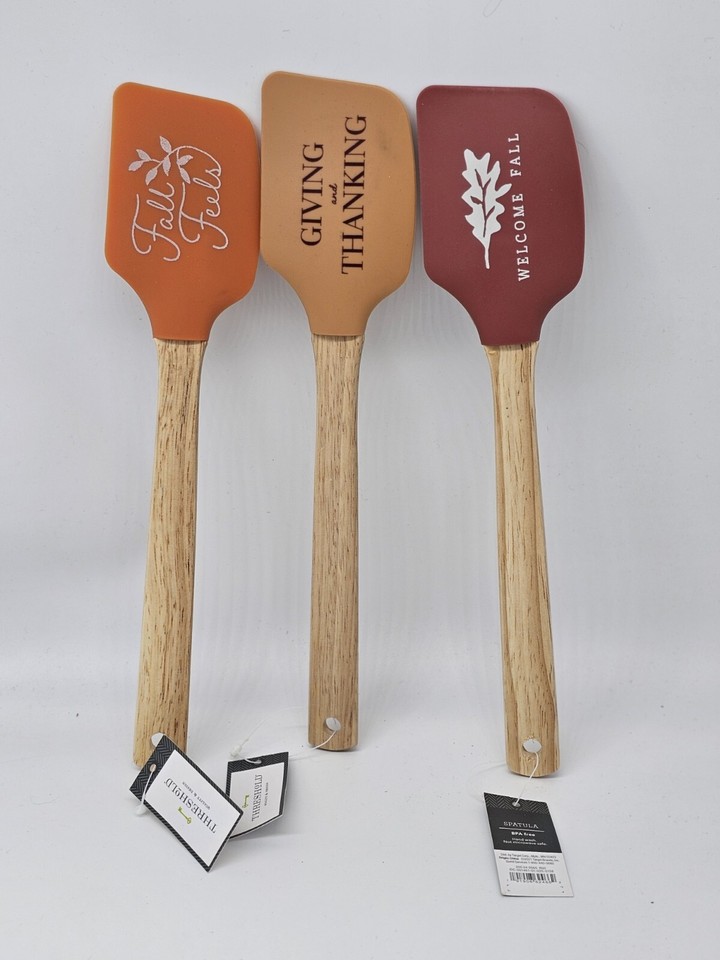 Threshold Quality& Design 3 Spatulas Thanking/Fall Feels/Welcome Fall ...
