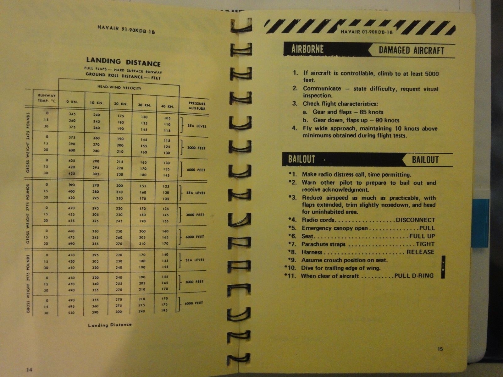 NEW US Navy T-34B NATOPS Flight Manule Illustrated Parts Book Pocket ...