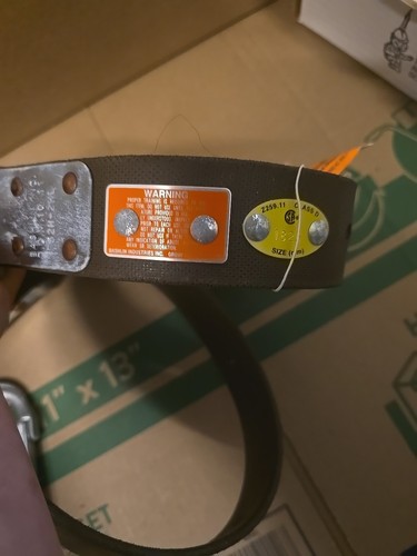 BASHLIN LINEMAN BELT 52N-2HL POLE STRAP 6 FT new in box | eBay