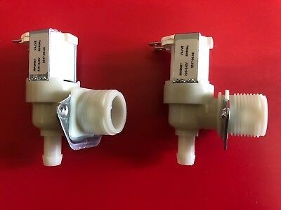 2 X HOOVER WASHING MACHINE WATER INLET VALVE 600MB 600MD 800ELA 800ELB ...