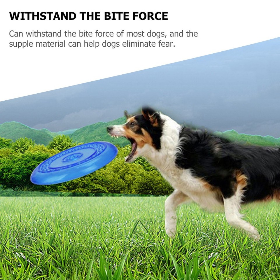 Puppy Fly Disc Plaything Pet Supplies Dog Toy Throwing Toys Fetch ...