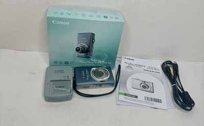 Canon PowerShot SD1200 IS Digital Camera GRAY Digicam W/ Box, Battery ...