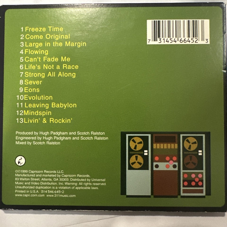 311 - Soundsystem CD 1999 Capricorn Records ‎– 314 546 645-2 [Digipak ...