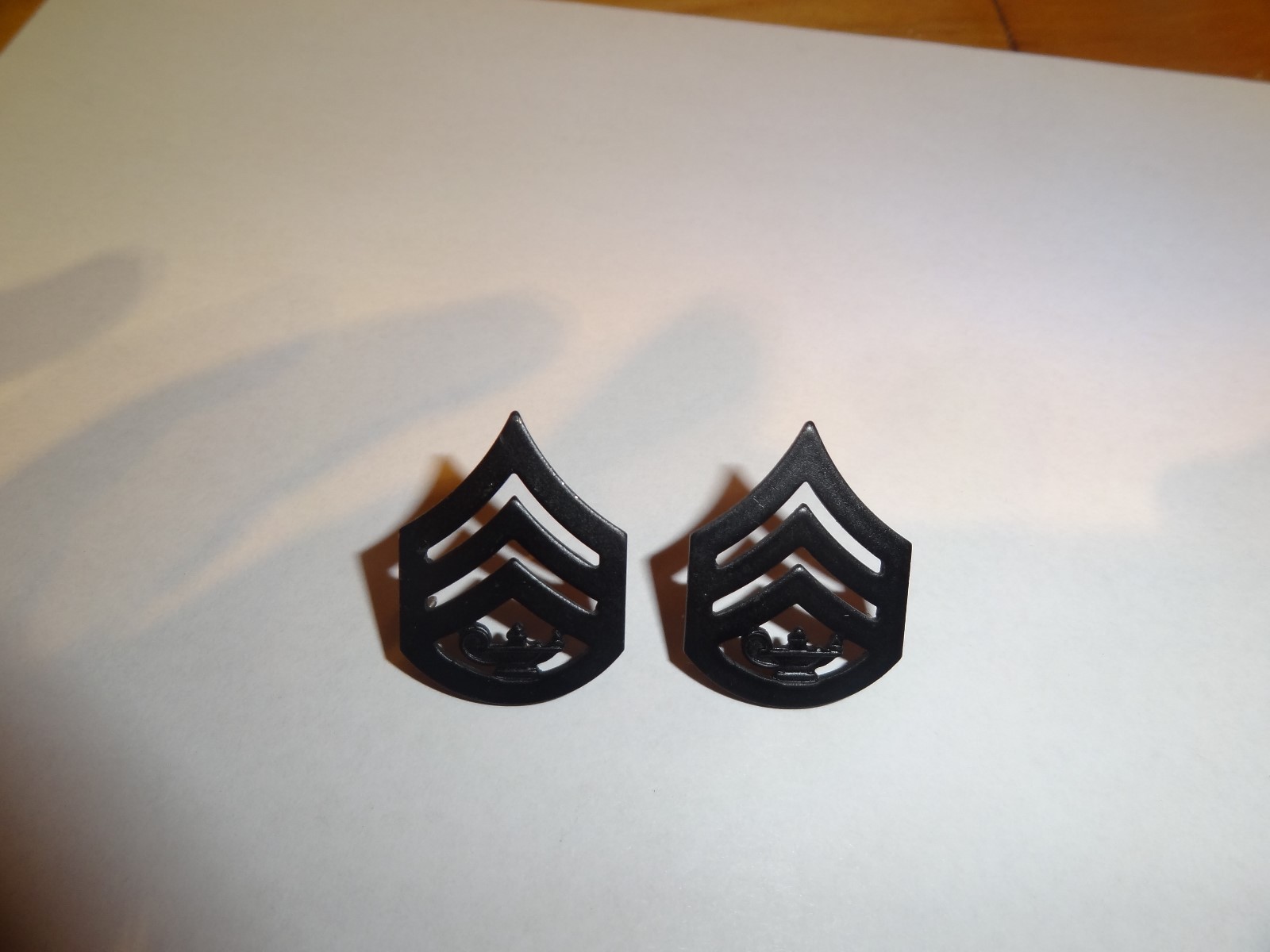 US MILITARY INSIGNIA SET OF 2 MARINE CORPS RANK MCJROTC CADET STAFF ...