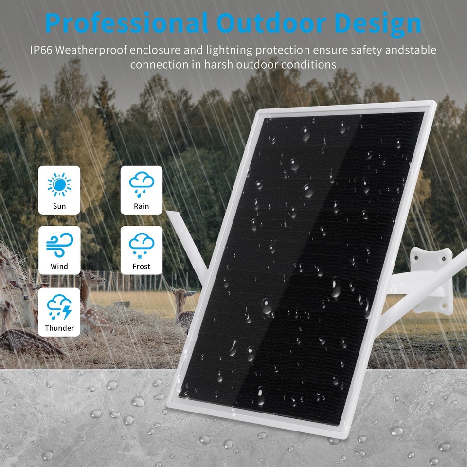 20W 5V Solar Powerd WiFi Range Extender Built-in 18650 Battery 4G WiFi ...