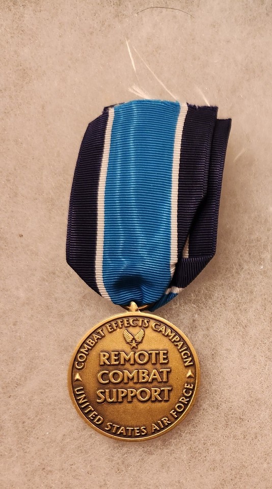 USAF REMOTE COMBAT SUPPORT MEDAL, NEWLY AUTHORIZED, NO BROOCH, READY TO ...