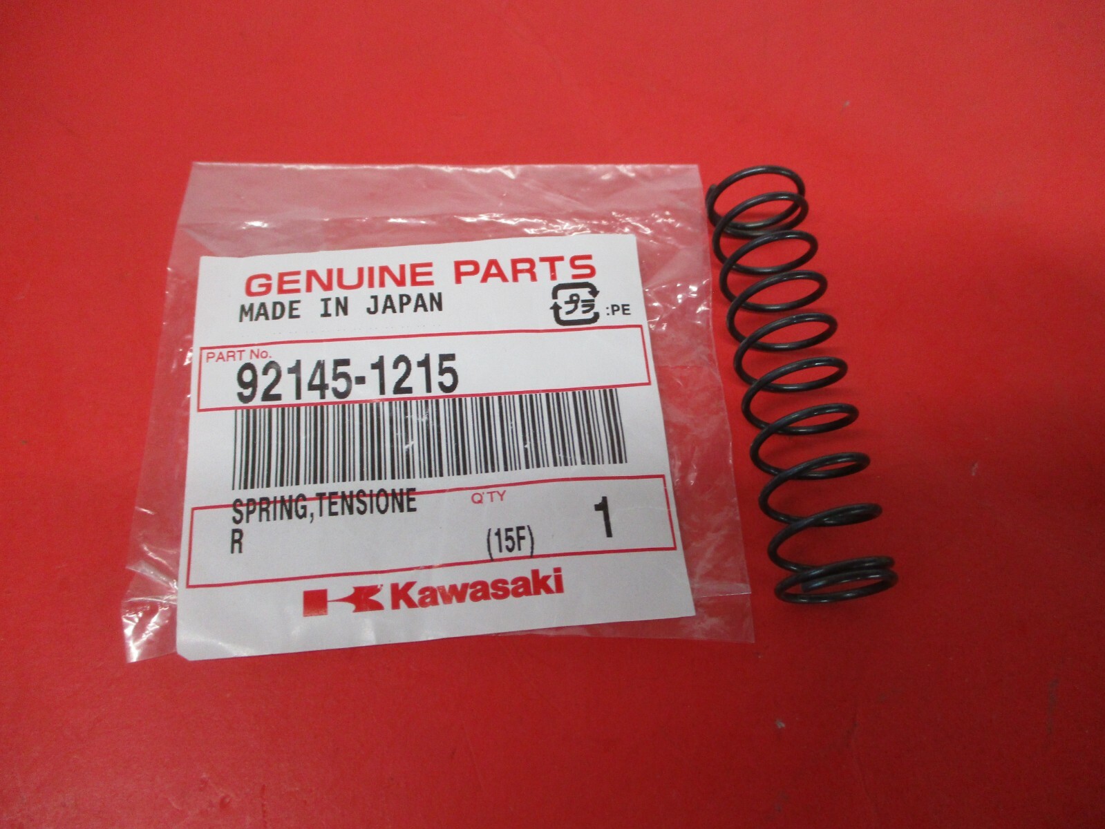 NOS NEW ORIGINAL OEM KAWASAKI KVF300 1999 2000 TENSIONER SPRING 92145 ...