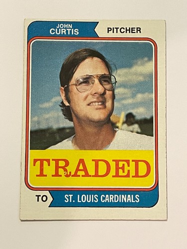 1974 Topps Traded Baseball #373T - John Curtis - St. Louis Cardinals | eBay