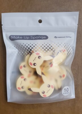 Pokémon Center Original Die-cut Makeup Sponge Pikachu | eBay