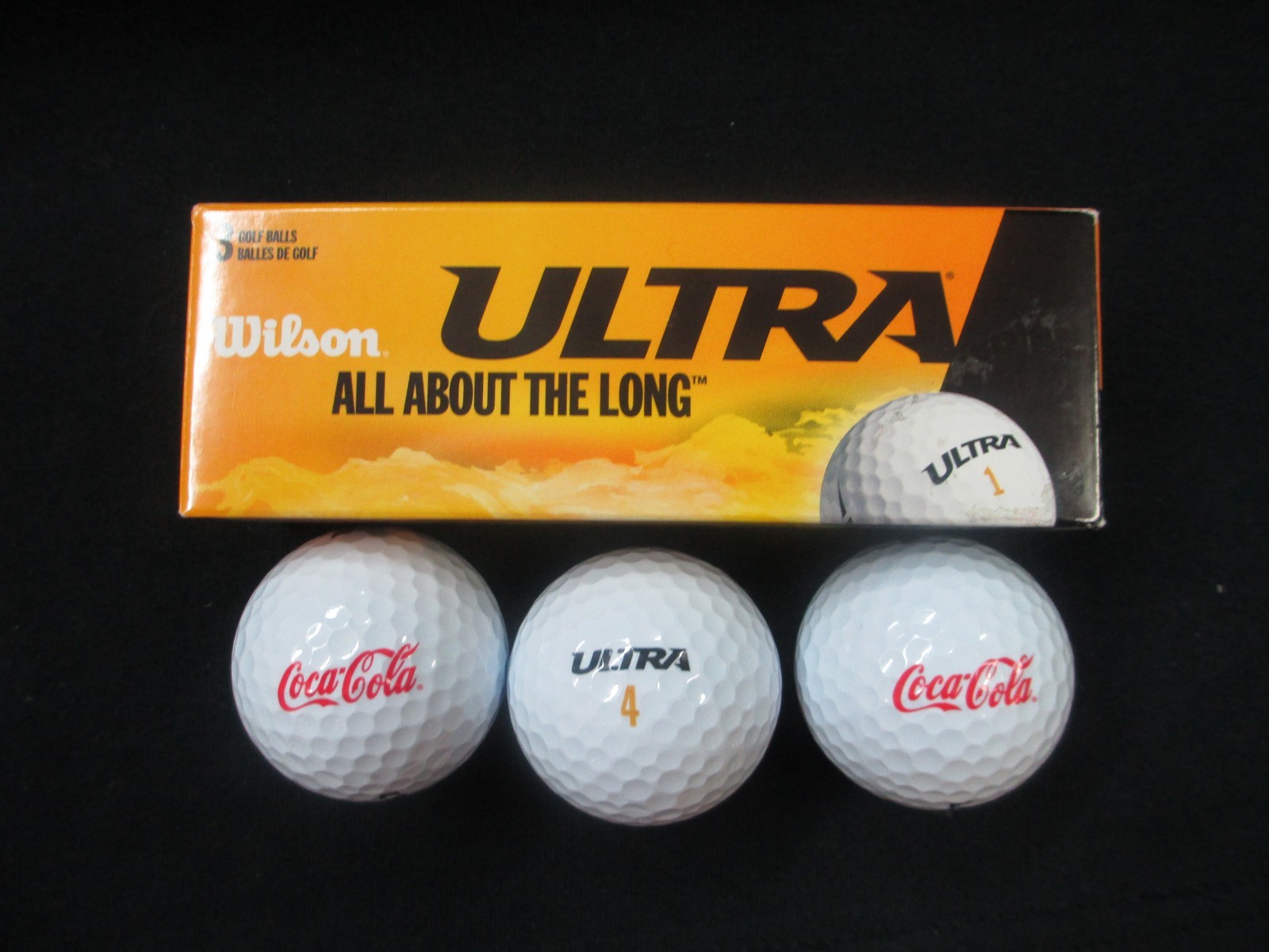 Coca-Cola Golf Balls Wilson Ultra 12-pack Ultimate Distance Red Script ...
