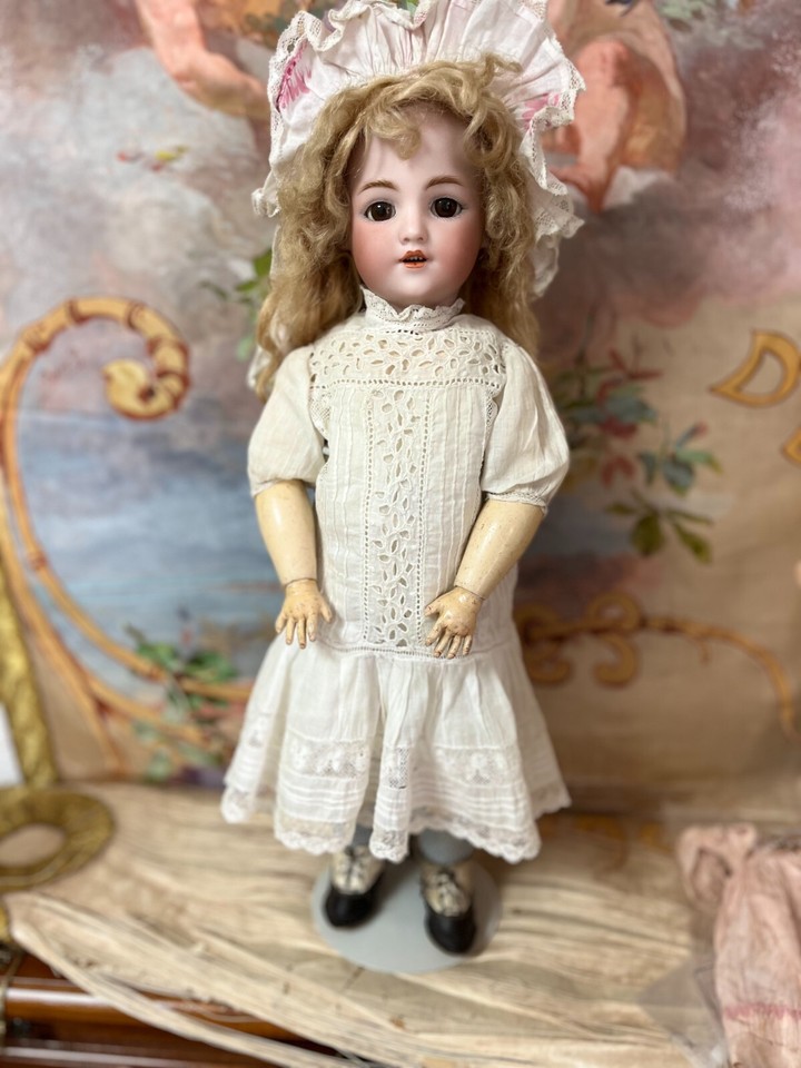 Rarität Antike Puppe von Simon Halbig 1249 "SANTA" Gr. 45 cm | eBay