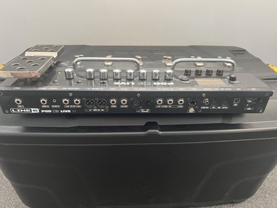 Line 6 POD X3 Live Guitar, Bass and Vocals Multi Effects Pedal With PSU ...