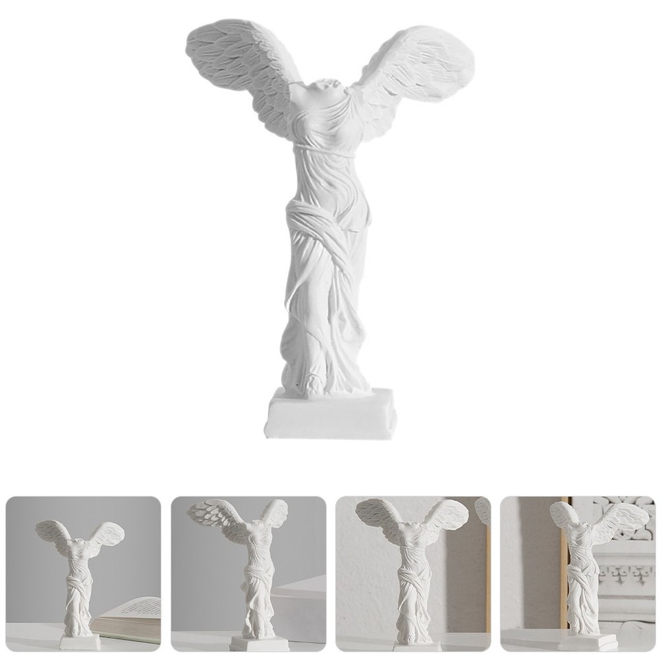 Office Desktop Decor Roman Goddess Figurine Greek Abstract Wing ...