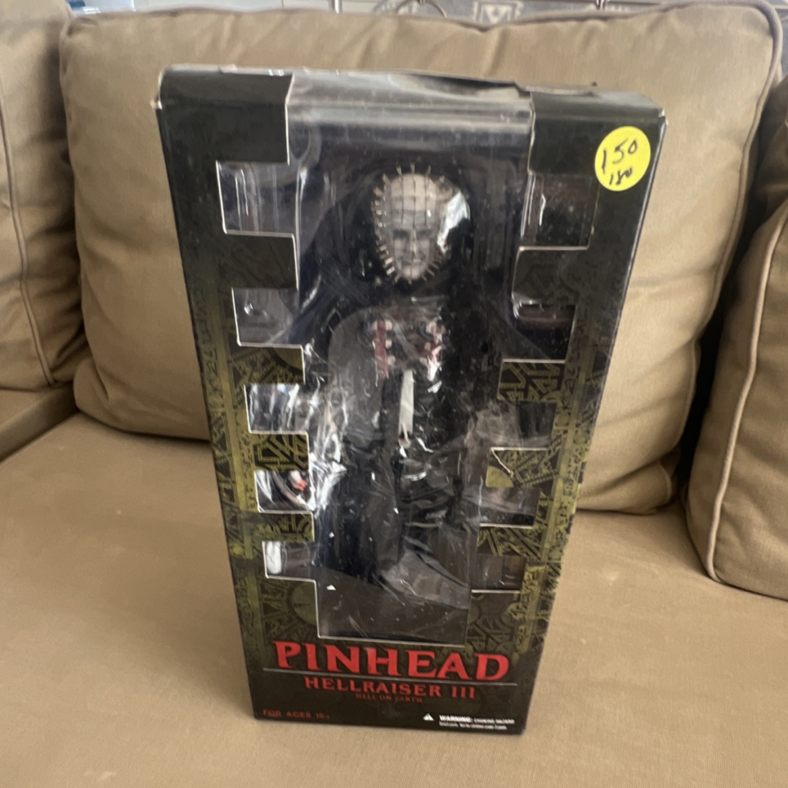 Pinhead Hellraiser III Horror Figure Plastic Black Original Unopened ...