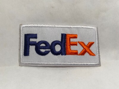 FEDEX NEW EMBROIDERED IRON ON PATCH TAG | eBay