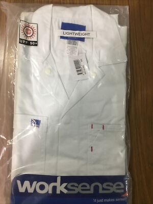 Worksense Work Overalls Size 77R White Coverall Lightweight | eBay
